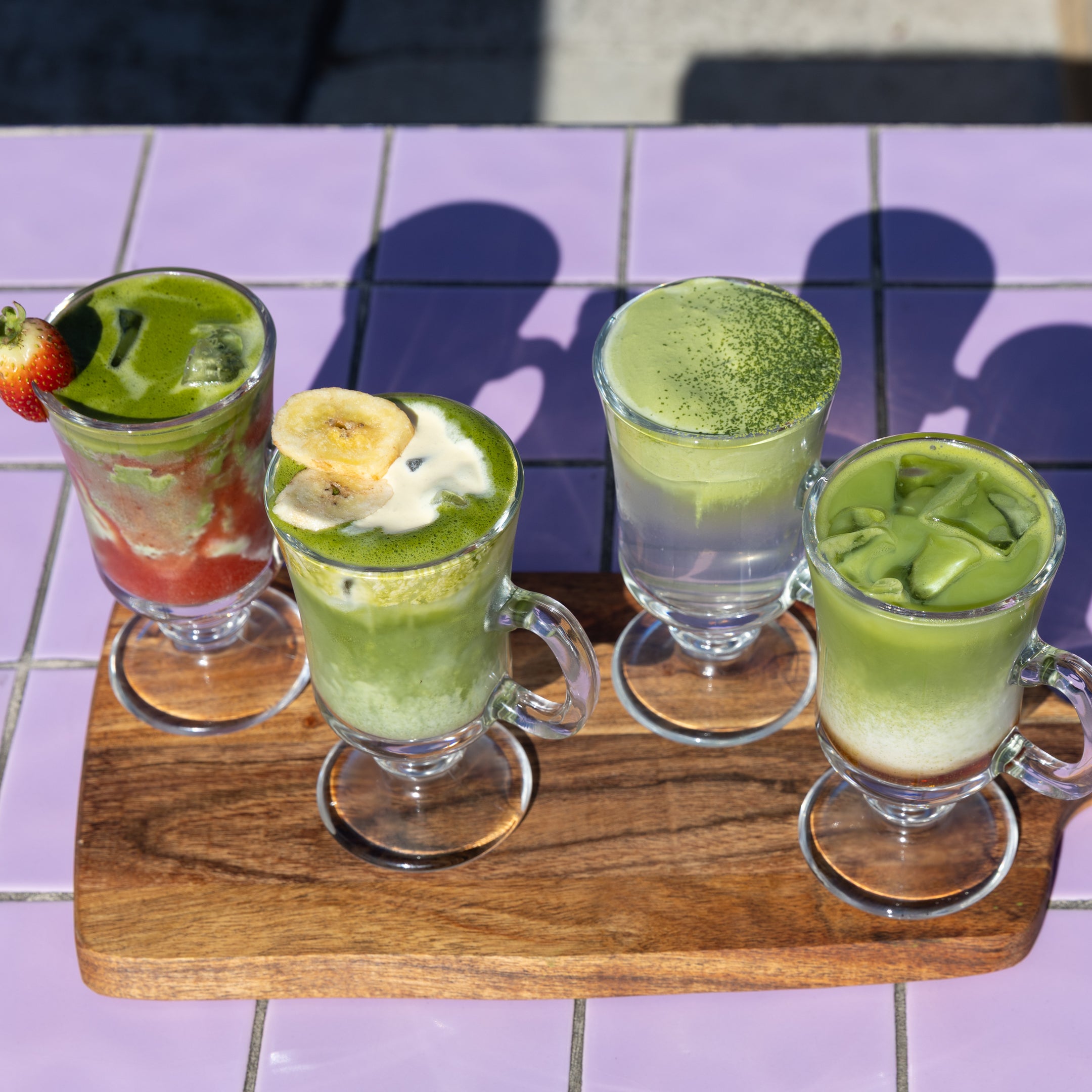 Matcha Flight | Loaded Corner Cafe